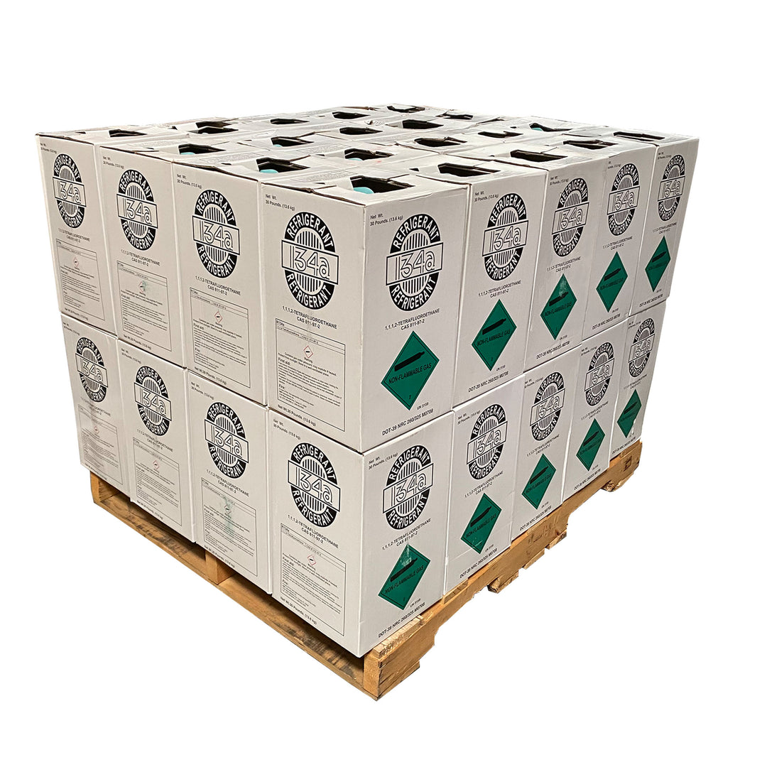 R-134 Automotive A/C Refrigerant Factory Sealed 30 lbs – Chiller City ...